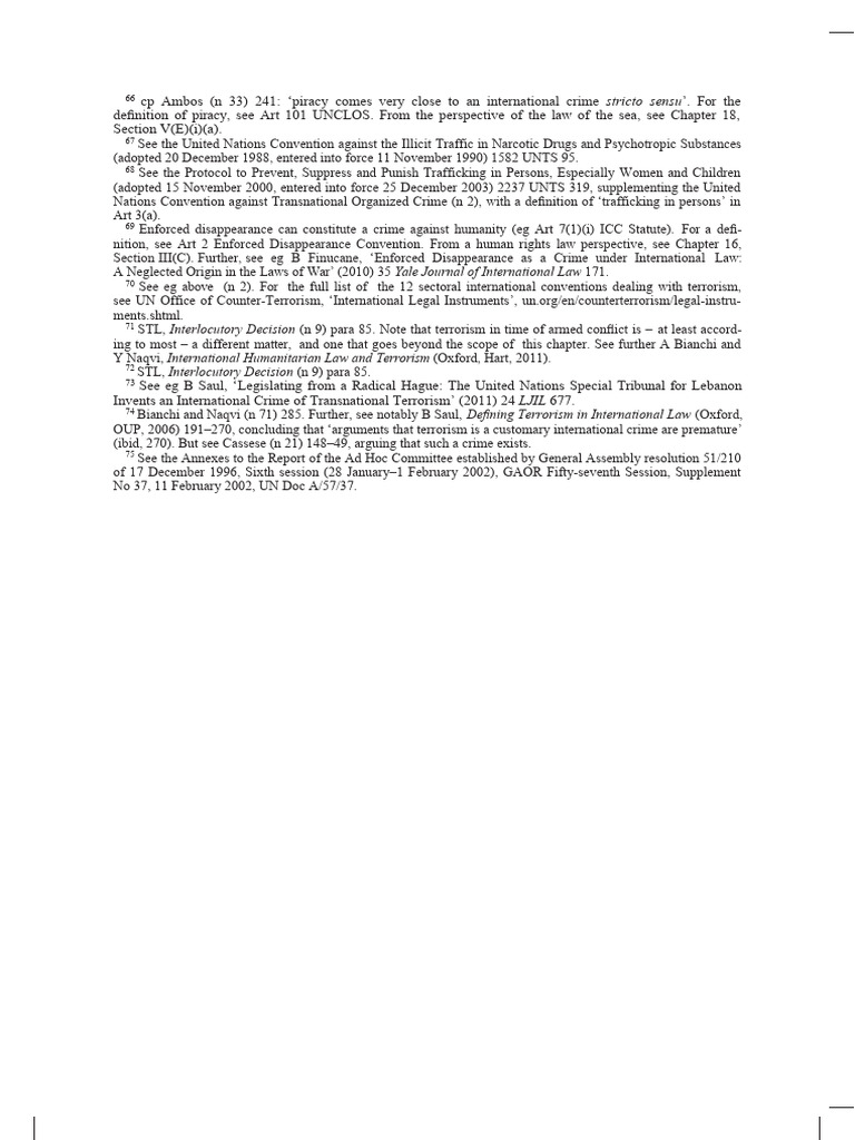 International Crimes and Legal Frameworks | PDF | International ...