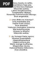 Kijito Cha Utakaso | PDF