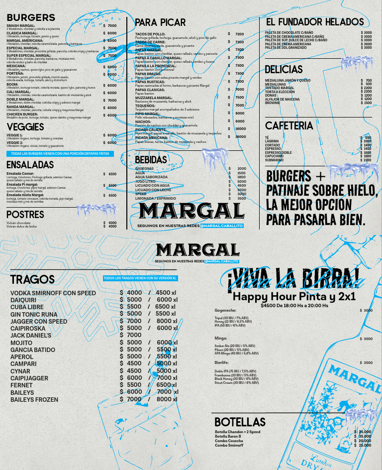 Caballito Margal Carta 2 | PDF | Parilla | Alimentos