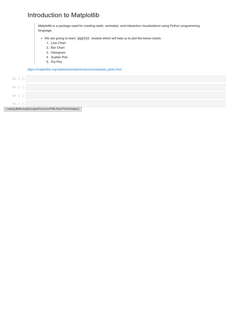 3.2 1. Introduction to Matplotlib | PDF