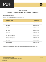 MSC Local Charges Vietnam 2025 | PDF