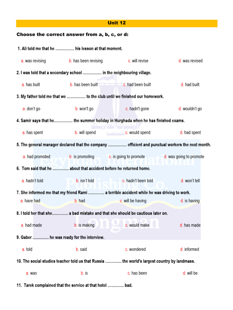 Sec 3 Facebook Exercises Unit 12 | PDF