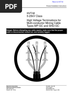 Method Statement Cable Glanding Termination | PDF | Insulator ...