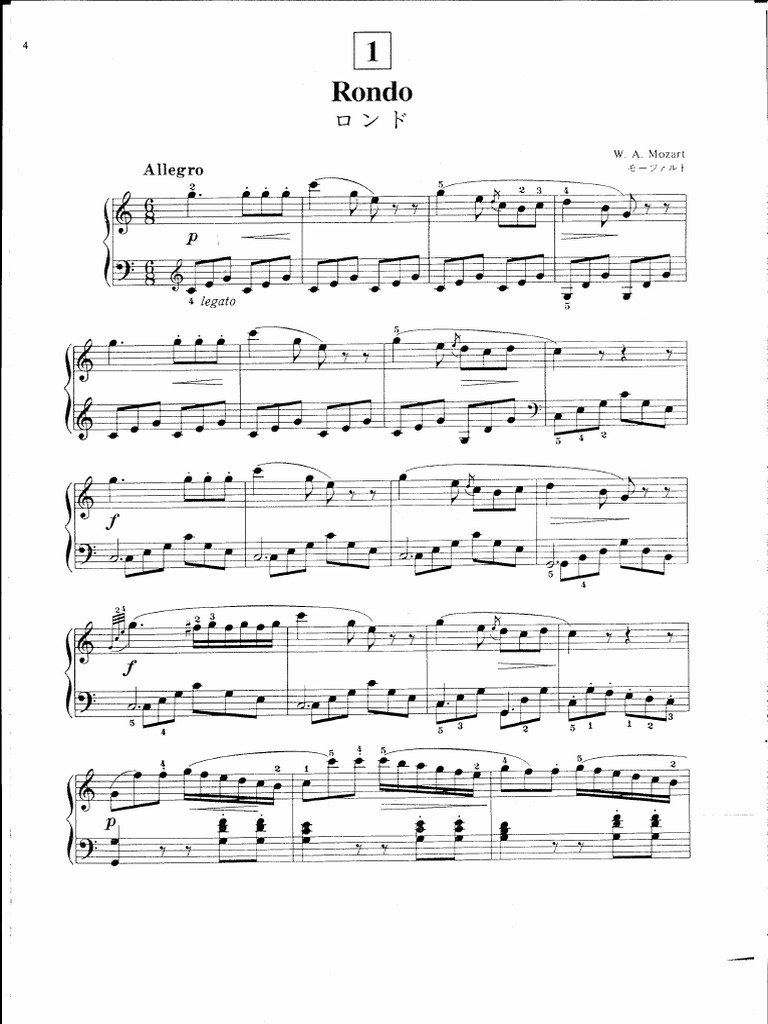 Rondo Mozart | PDF