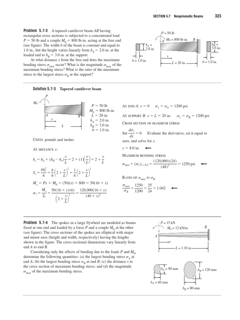 고체1 3 | PDF | Bending | Stress (Mechanics)