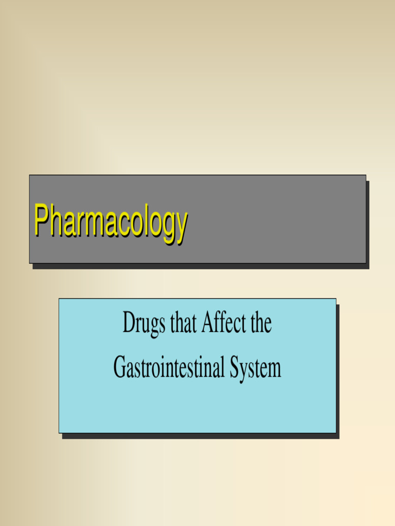 Gi Drugs | Download Free PDF | Gastroenterology | Drugs