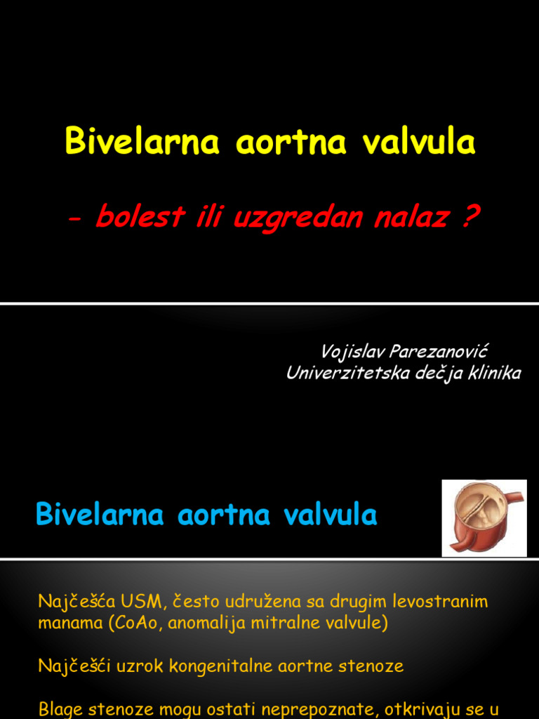 II 4 V.parezanovic Aortna Stenoza | PDF