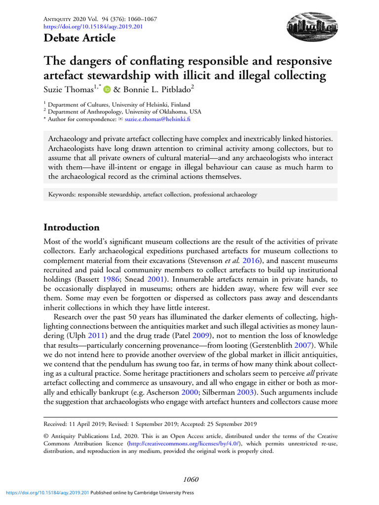 The Dangers of Conflating Responsible and Responsive Artefact ...