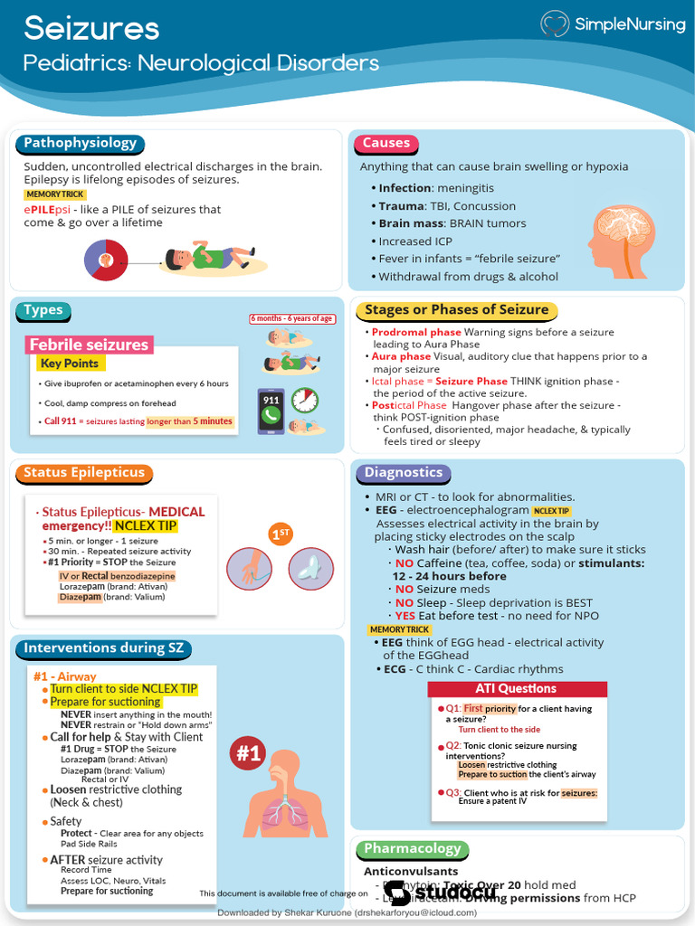 5 Seizures 1 | PDF | Epilepsy | Physiology