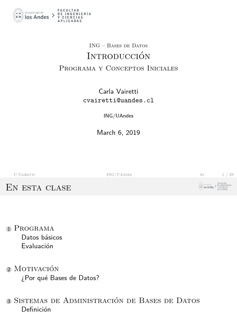 BBDD - Conceptos Iniciales | PDF | Bases de datos | Mi sql