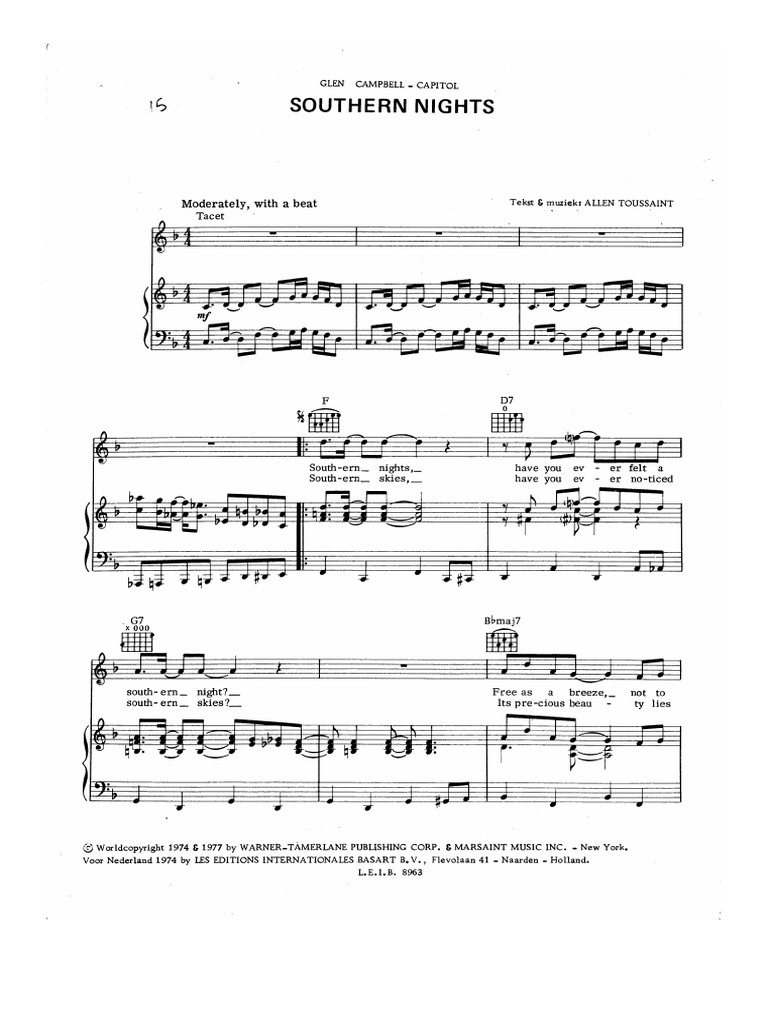 Southern Night | PDF
