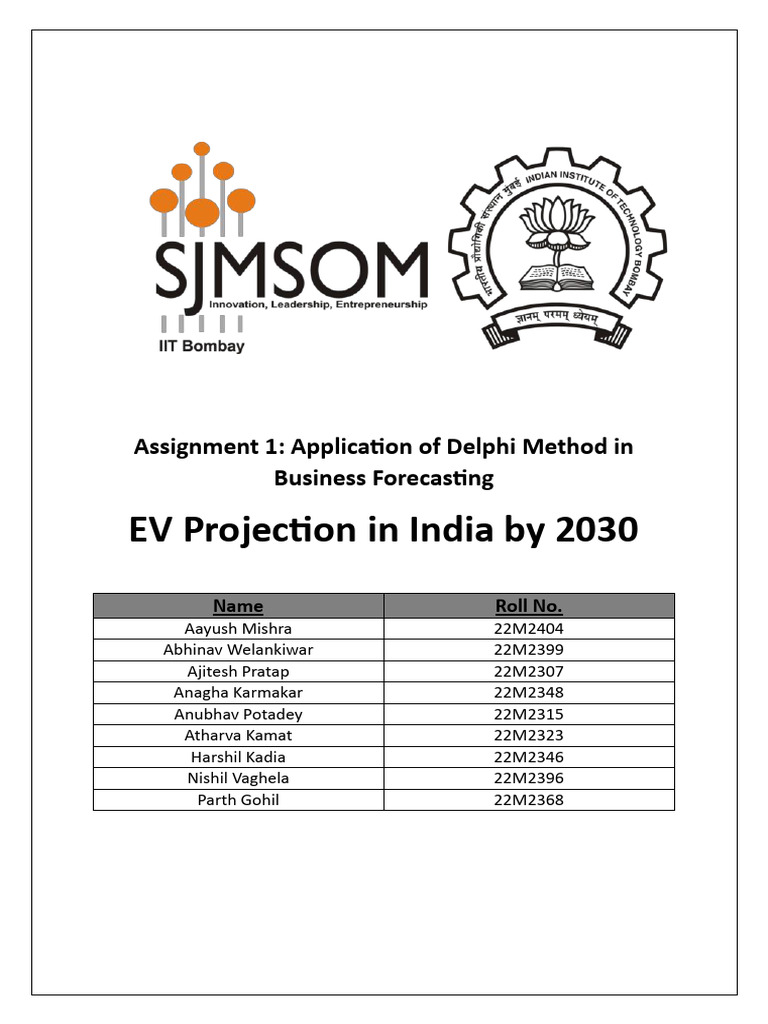 EV Projections for India by 2030 | PDF | Electric Vehicle | Economies