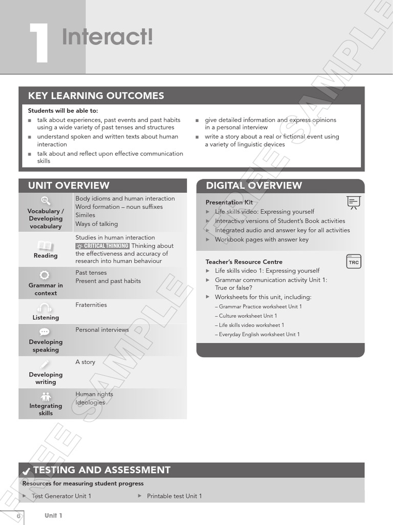 Checkpoint B2plus Teacher Notes U1U2 | PDF | Adverb | Word
