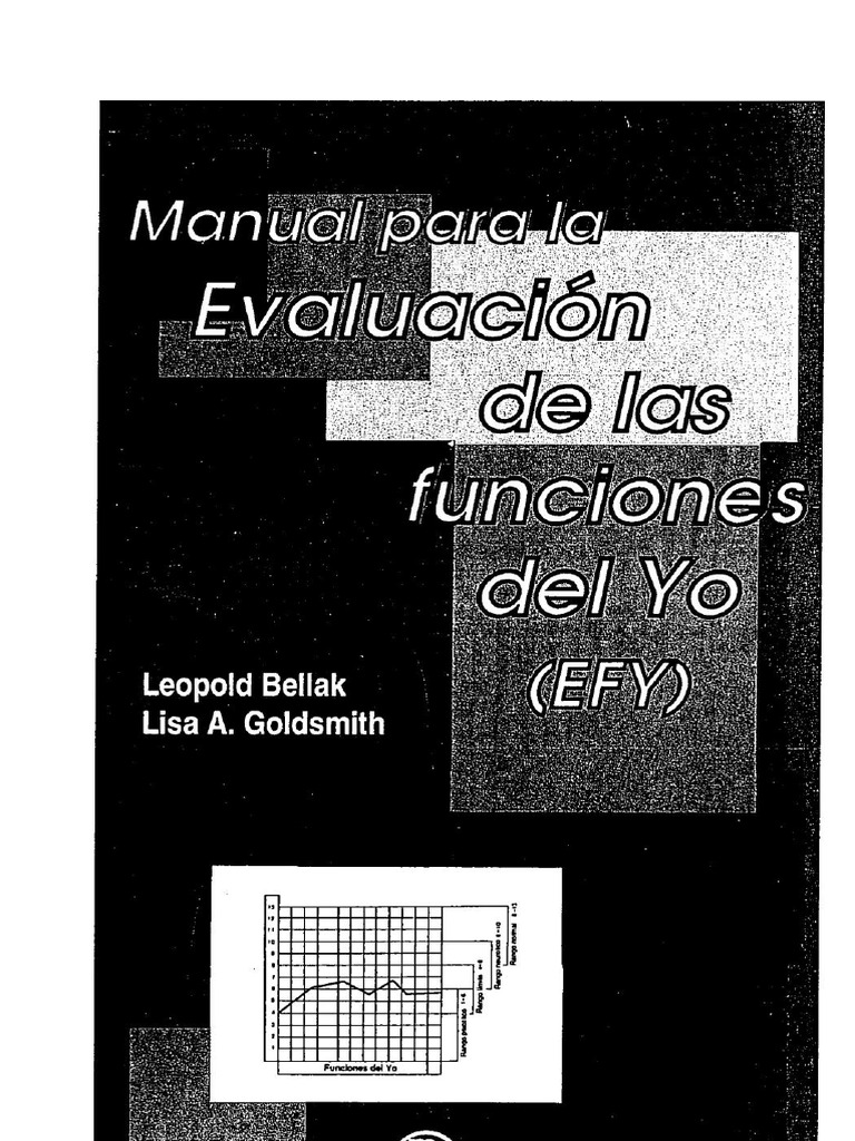 Manual Efy Funciones Del Yo | PDF | Psicoanálisis | Sicología