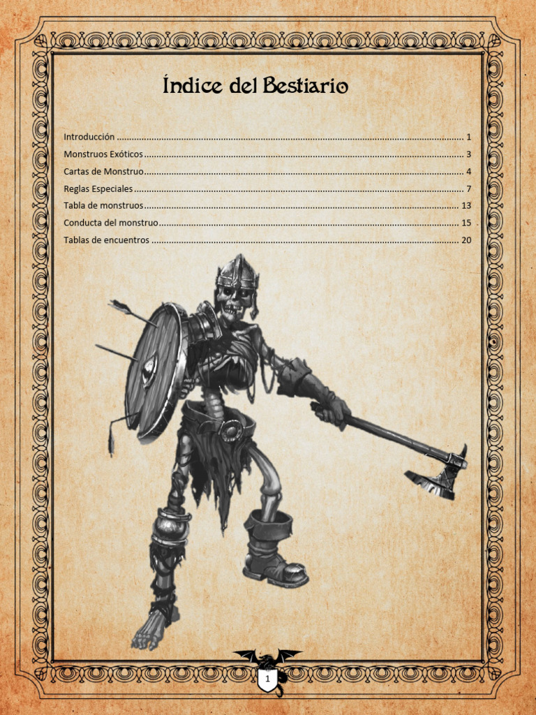 League of Dungeoneers - Bestiario | PDF | Duendes