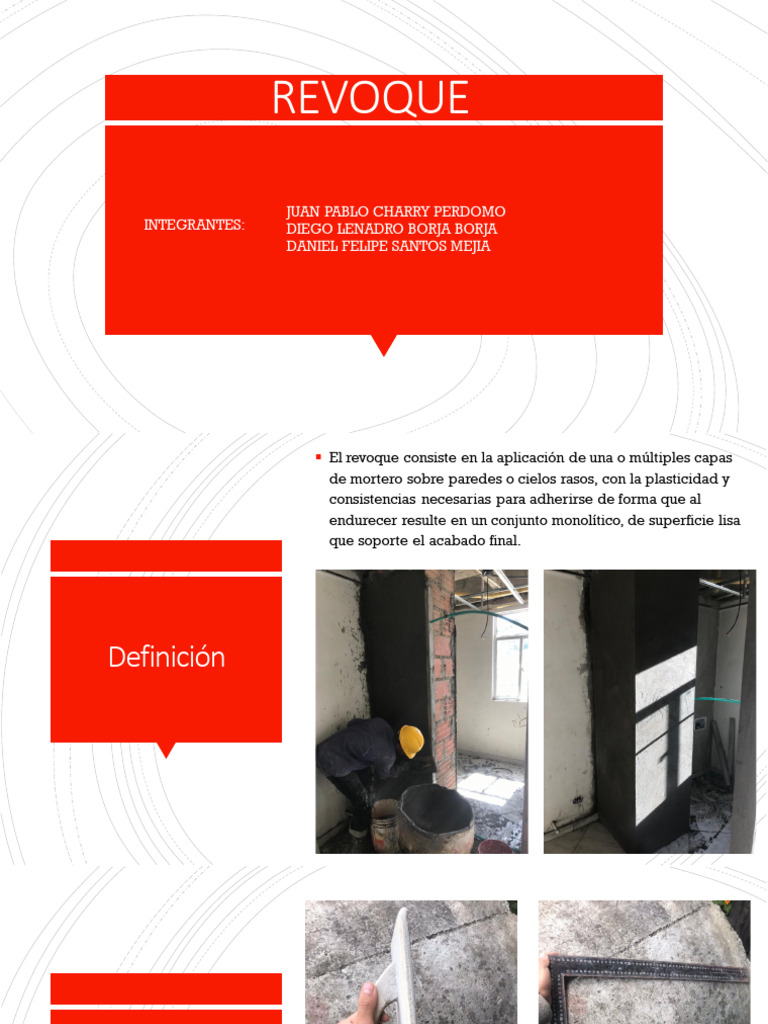 REVOQUE-2 | PDF | Mortero (Albañilería) | Materiales de construcción