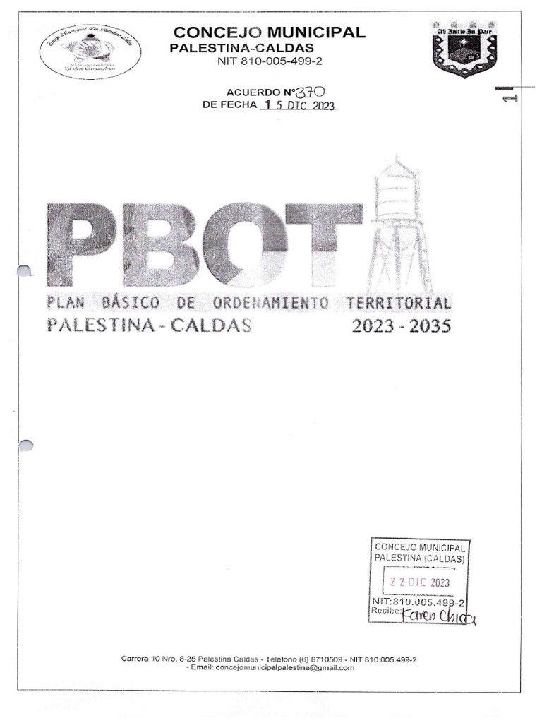 Acuerdo Nro 370 Revision Gral Pbot - Compressed | PDF