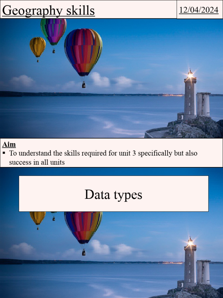 1 Geography Skills | PDF | Standard Deviation | Sampling (Statistics)