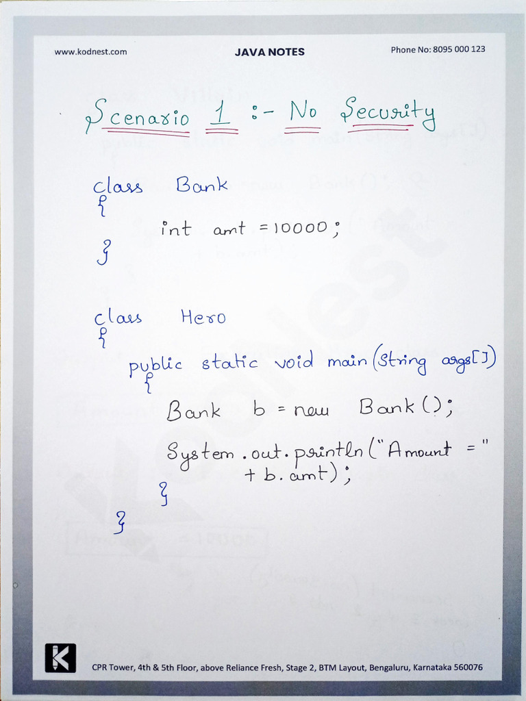 2687369-1897489-Java - Day 11 - Session 2 - Scenario1 (No Security) | PDF