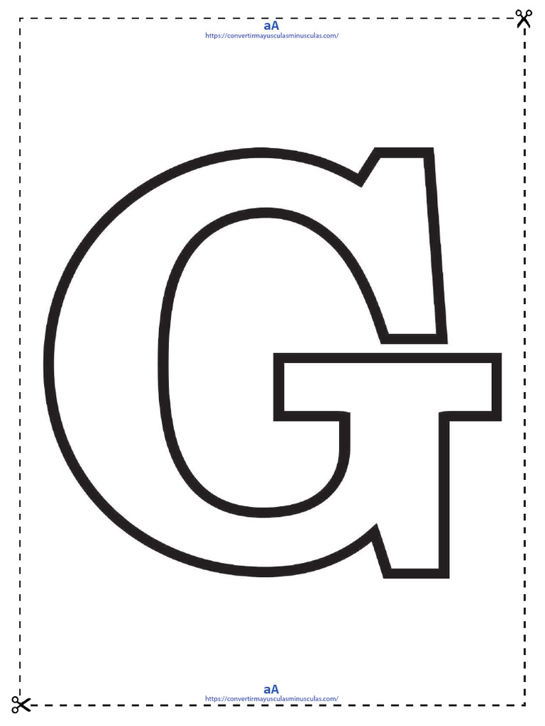 letra-g-mayuscula-para-imprimir-estilo-clasico | PDF