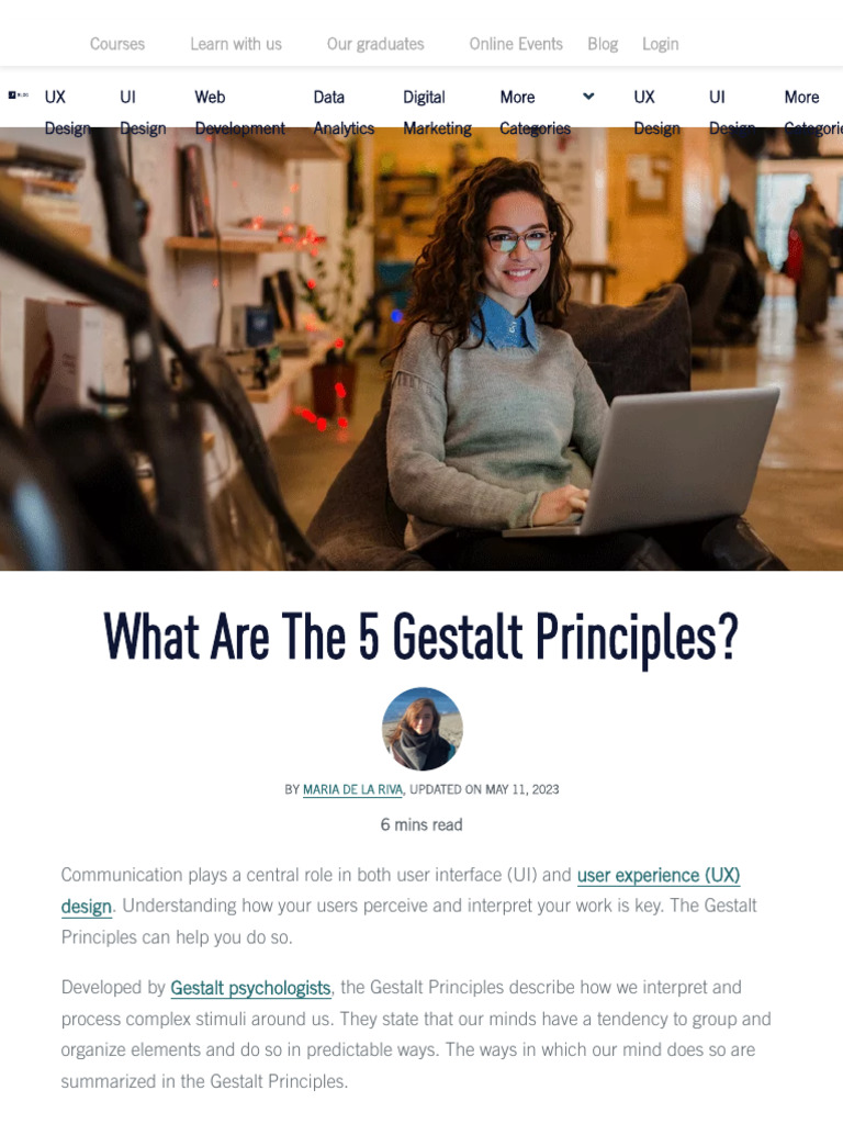 What Are The Gestalt Principles - All 5 Explained | PDF | User ...