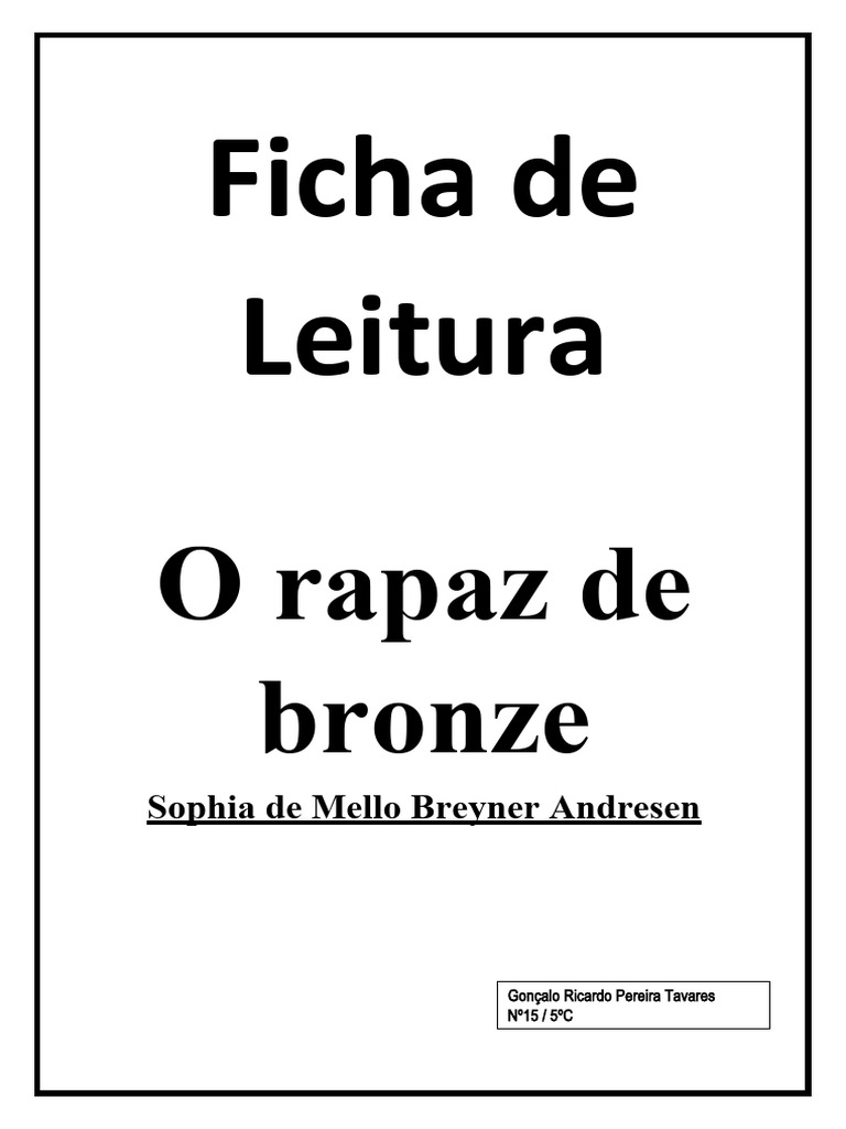 O Rapaz de Bronze | PDF