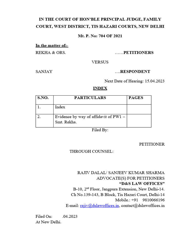 Evidence Affidavit | PDF | Affidavit