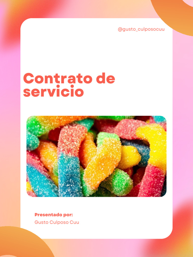Contrato de Servicio GC | PDF | Finanzas y dinero | Derecho