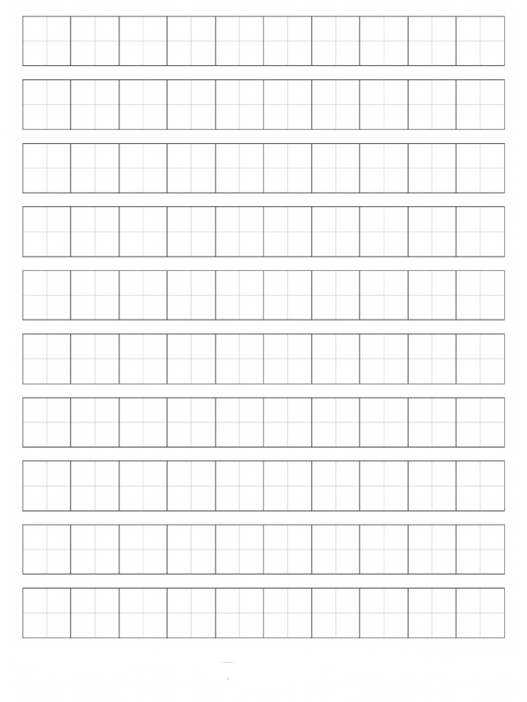 Chinese Write Paper Sheet Character | PDF