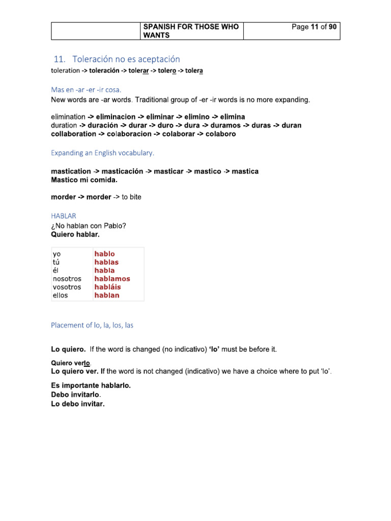 Spanish Works 11-20 | PDF