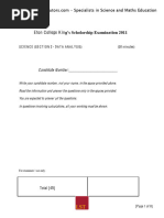Bexley Secondary Selection Test Guide | PDF