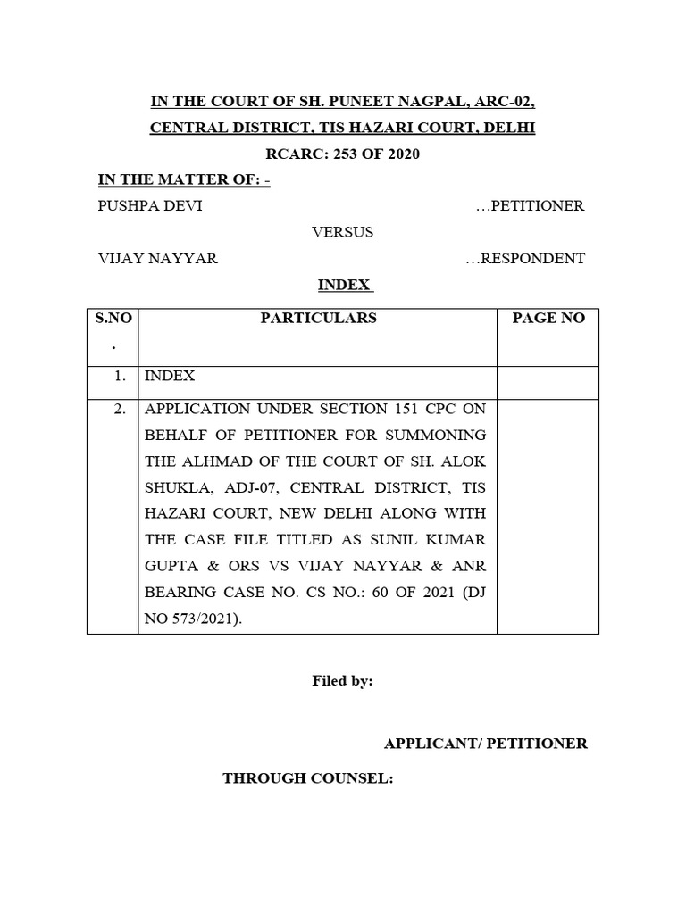 Summoning The Alhmad S. 151 | PDF | Affidavit | Common Law