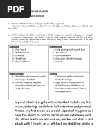 Performance Analysis in PE Coursework | PDF | Weakness | Defender ...