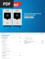 Tesla Infinity Hle V Hybrid Solar Inverter User Manual | PDF | Battery ...