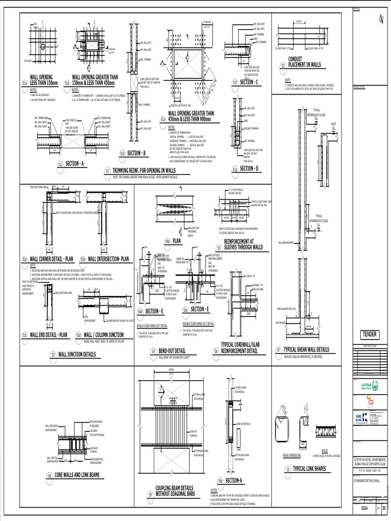 S024-Standard Details-Wall | Download Free PDF | Building Engineering ...