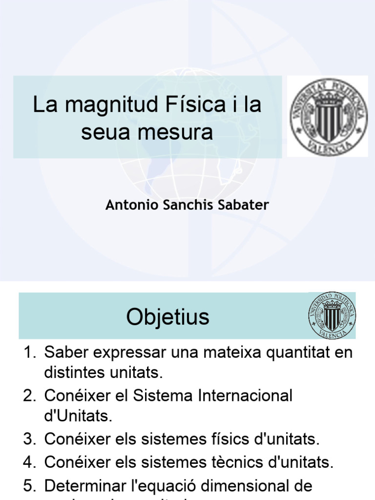 La Magnitud Física y Su Medida1 | PDF