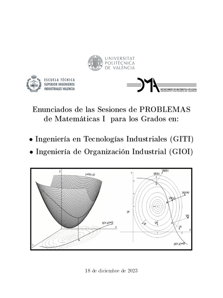 Enunciados Problemas | PDF | Raíz cuadrada | Número complejo