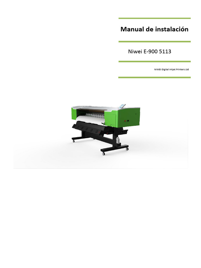 Manual de Instalación Niwei E-900 5113 | PDF | Contraseña | Tornillo