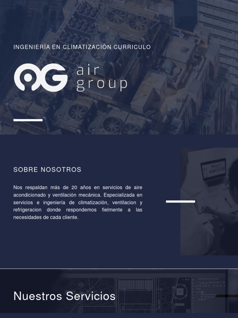 Presentación AirGroup | PDF | Automatización de edificios | Ingeniería