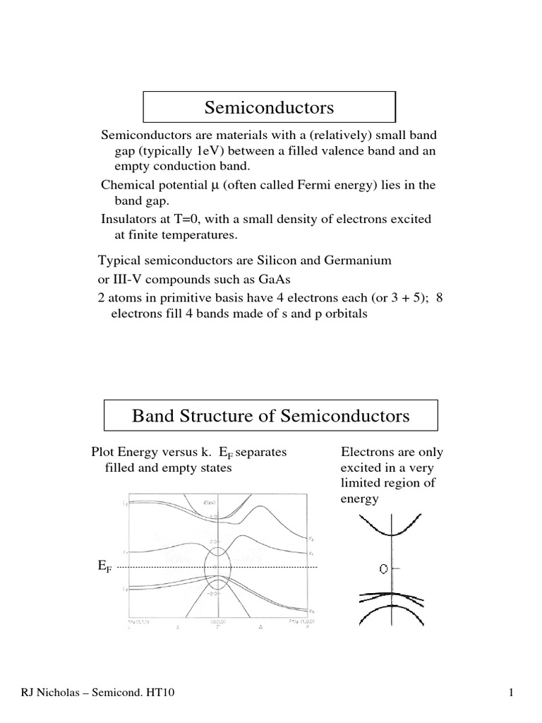 Semi Connotes 10 | PDF | Doping (Semiconductor) | Semiconductors