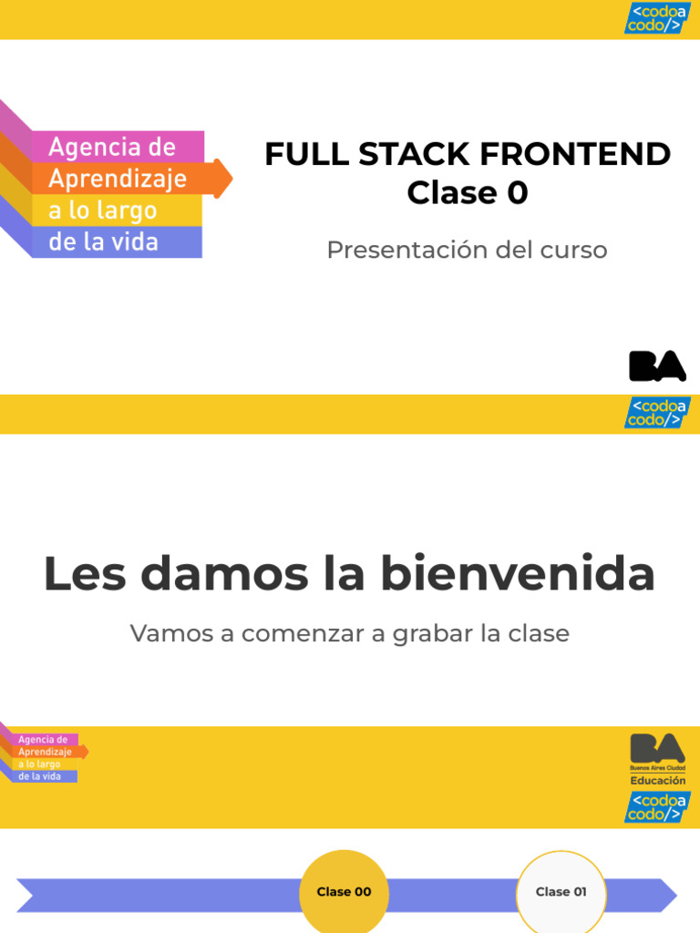 Clase 0. Presentación Del Curso Full Stack Python | PDF | HTML | Red mundial