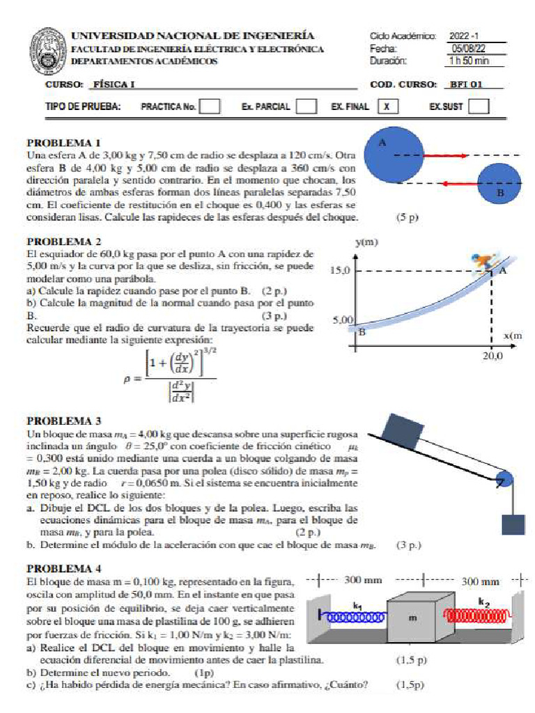 Solucionario Final 22-1 Kevin Pinto | PDF