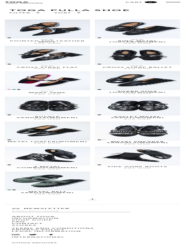 Toga Pulla Shoe - Toga Online Store | PDF