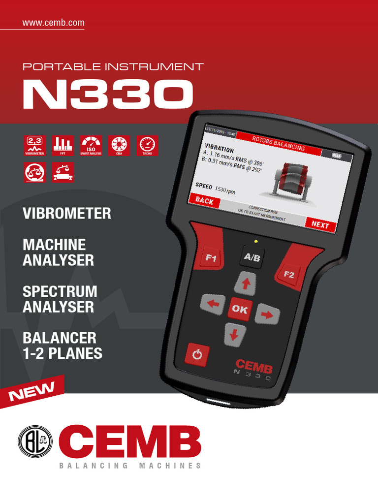 Vibrometer Machine Analyser Spectrum Analyser Balancer 1-2 Planes | PDF ...