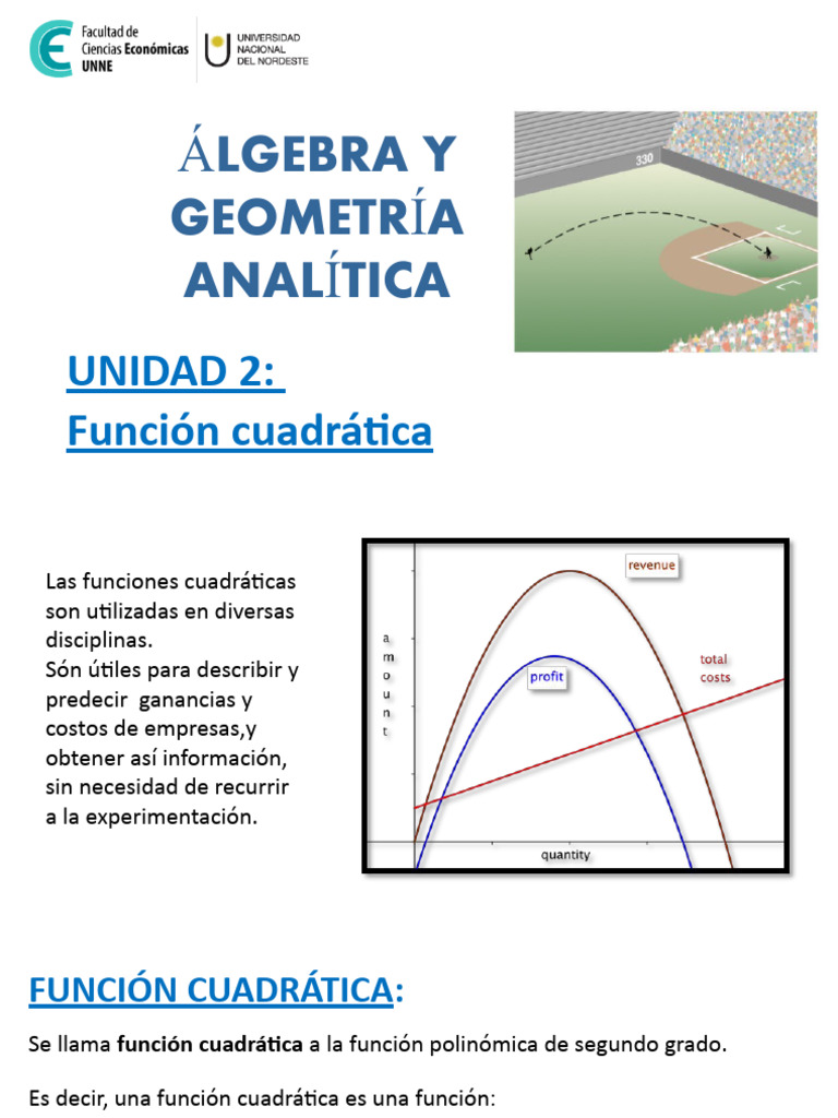 Unidad 2 - Funcion Cuadrática | Descargar gratis PDF | Logaritmo | Función (Matemáticas)