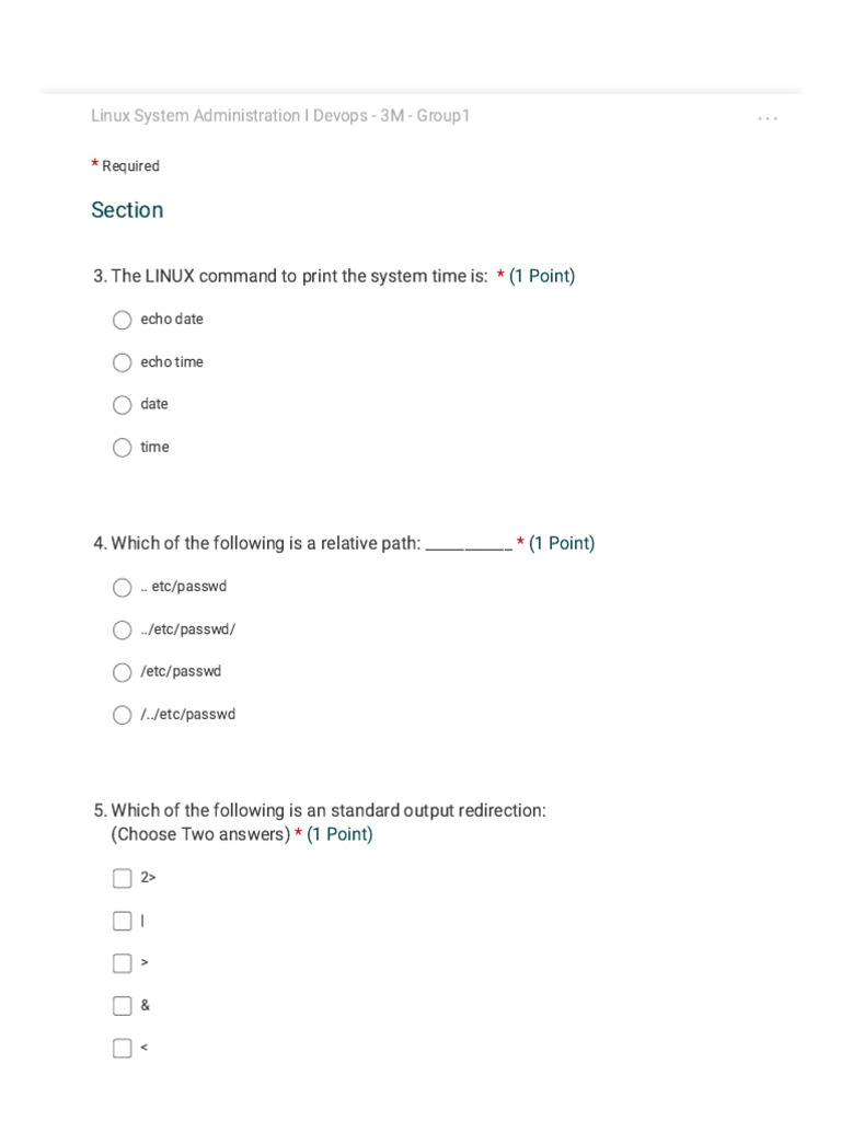 Linux System Administration I Devops - 3M - Group1 | PDF | Computer File | Computer Architecture
