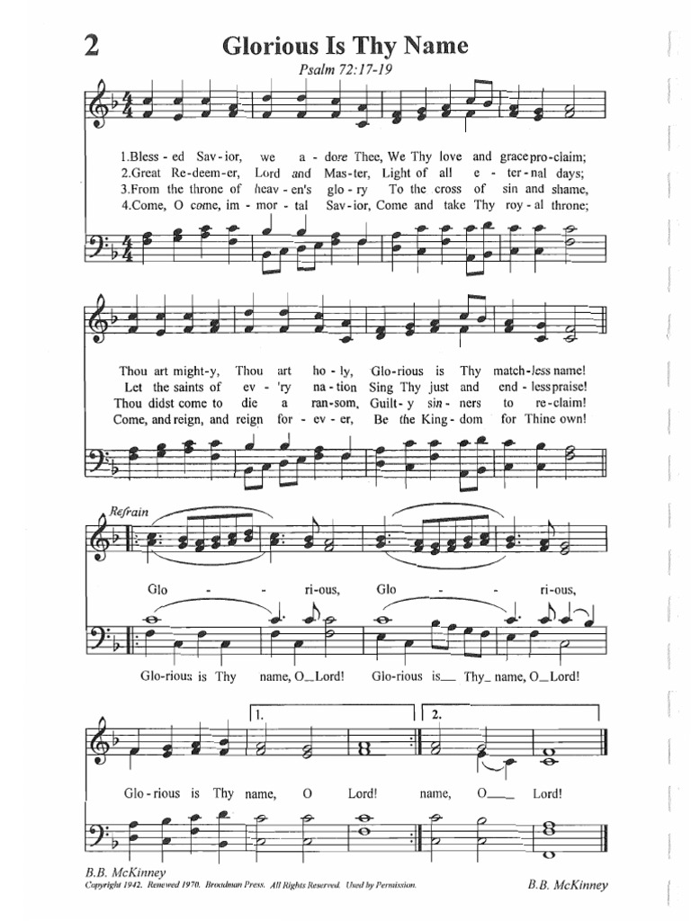 CEM Red Glorious Is Thy Name | PDF