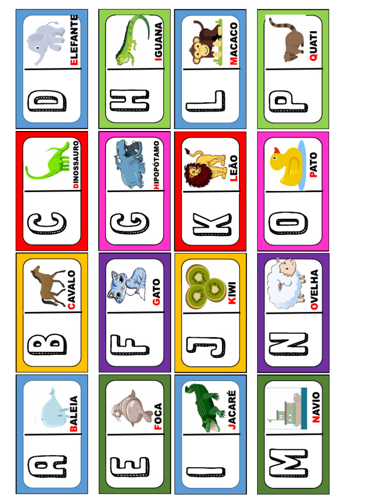 Dominó Alfabeto | PDF