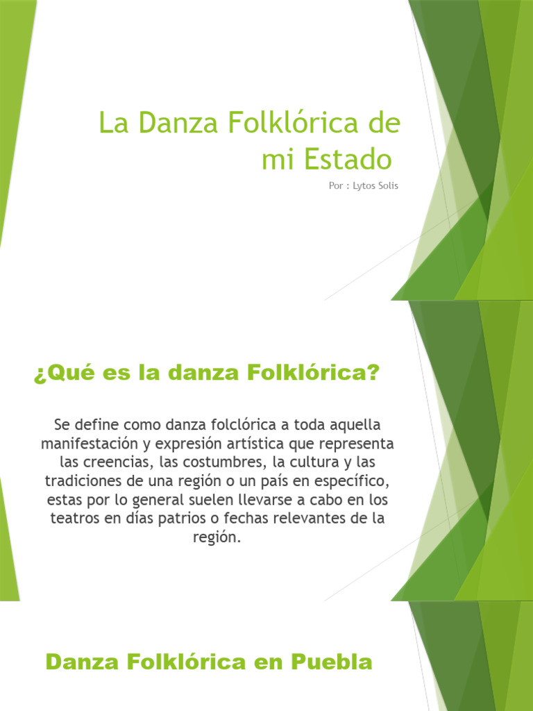 Presentación Artes Y Danzas Pdf Bailes Folklore