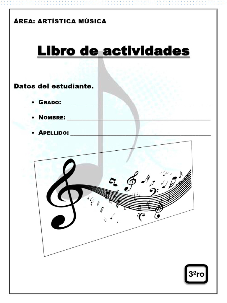 Libro de Actividades 3ºro | PDF | Clave | Instrumentos musicales